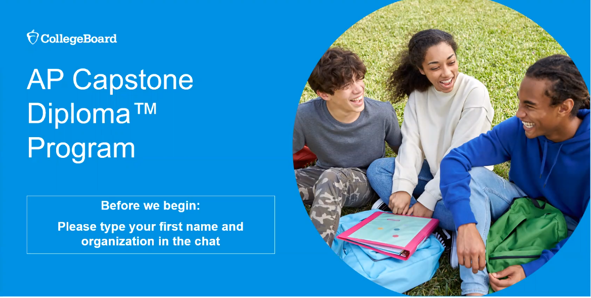 AP Capstone Webinars and Events – AP Central | College Board